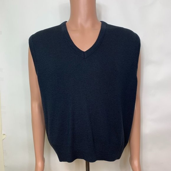 stan herman | Sweaters | Fedex Stan Herman Sleeveless Vest Wool Blend ...